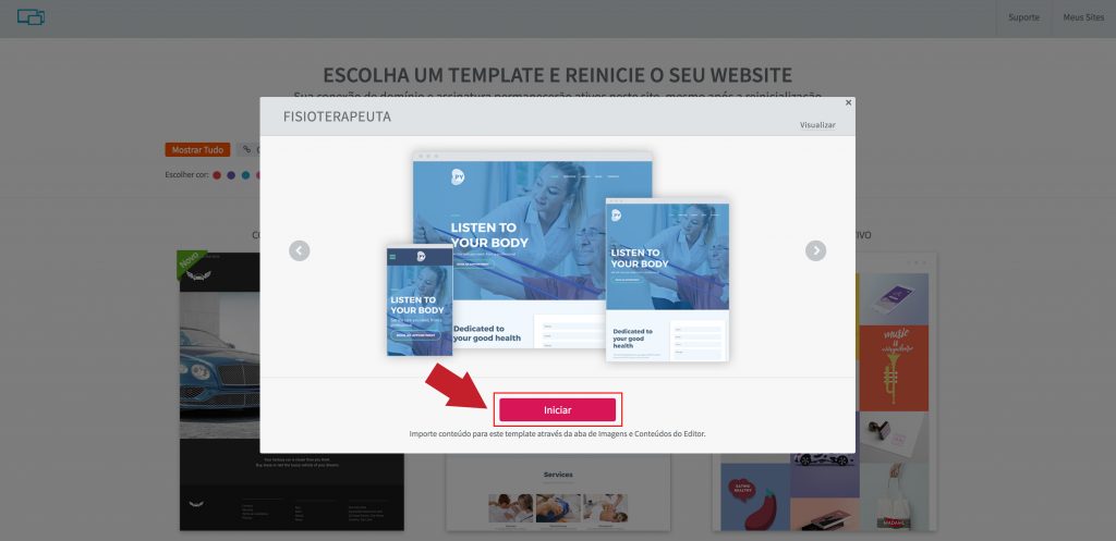 Configura e publica o Simply Site - www.amen.pt