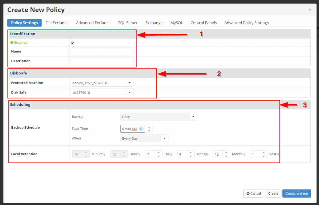 Como configurar o backup R1soft para o seu servidor - www.amen.pt